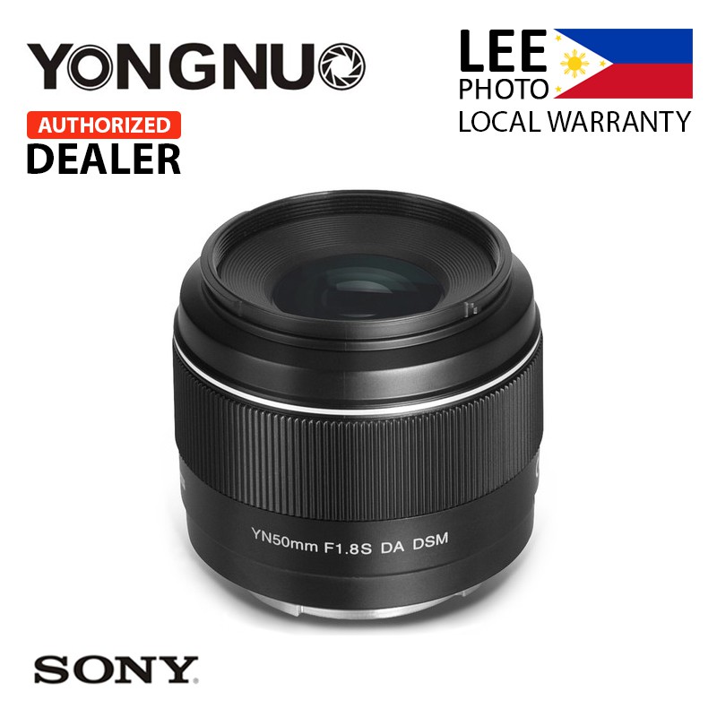 Yongnuo YN 50mm f/1.8S DA DSM Lens for Sony E (Lee Photo) | Shopee Philippines