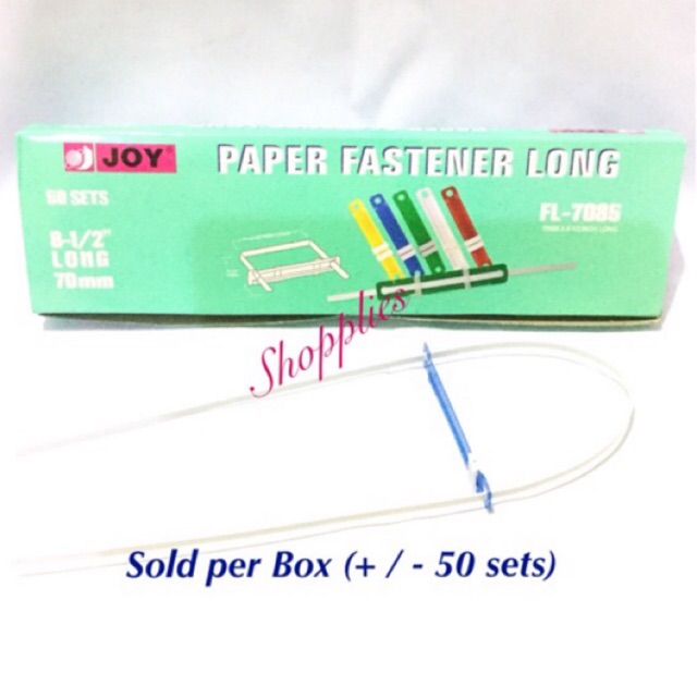 Paper Fastener Long size - 8-1/2” | Shopee Philippines