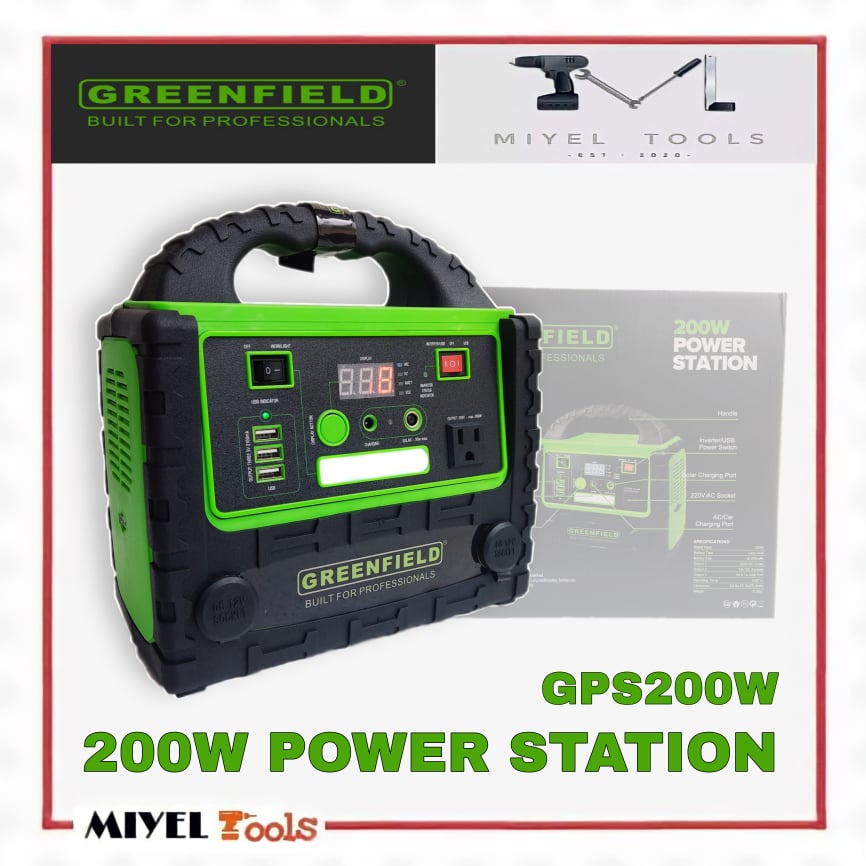 GREENFIELD Power Station 200W (GPS200W) | Shopee Philippines