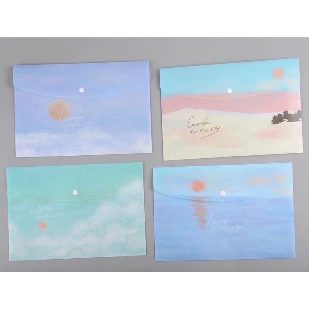 A4 PVC BUTTON FILE FANCY COLOUR DESIGN CXQ678 (1PCS) | Shopee Philippines