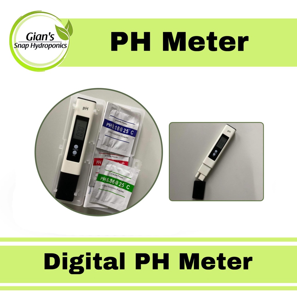 Digital Quality Water PH Meter with Buffer Powder | Shopee Philippines