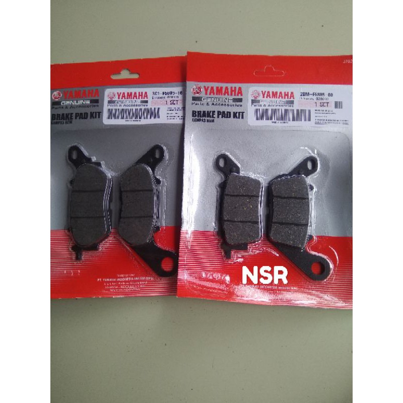 Yamaha NMAX ABS and non-ABS front and rear brake pads, quality goods ...