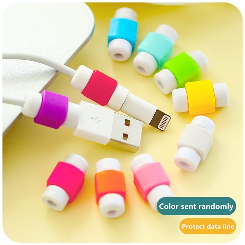 【Ready Stock】Silicone USB Cable Protector Earphone Wire Cord Protection ...