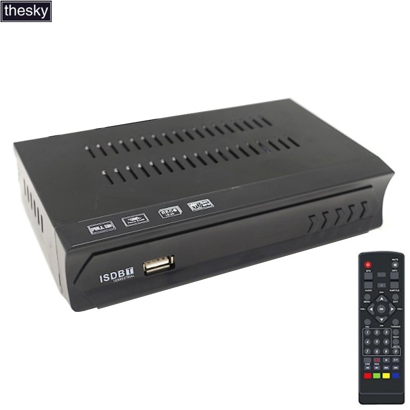 ISDB-T Satellite TV Receiver Set Top Box with Remote Control | Shopee ...