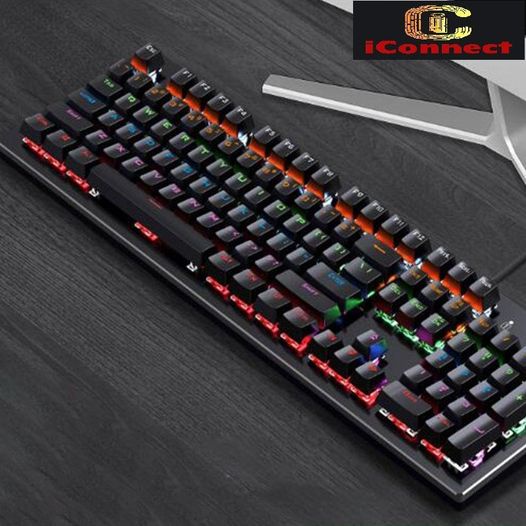 K880 RGB LED Backlit Mechanical Gaming Keyboard with104 Keys -Linear ...