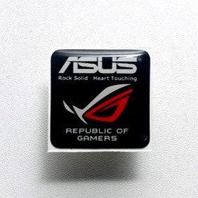 Asus ROG Emblem Embossed Flexible Sticker | Shopee Philippines
