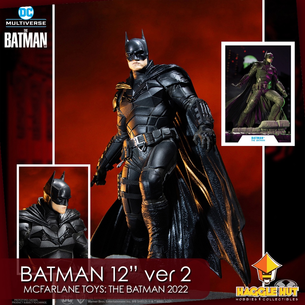 The Batman 12" Posed Statue McFarlane Toys DC Multiverse Action Toy ...
