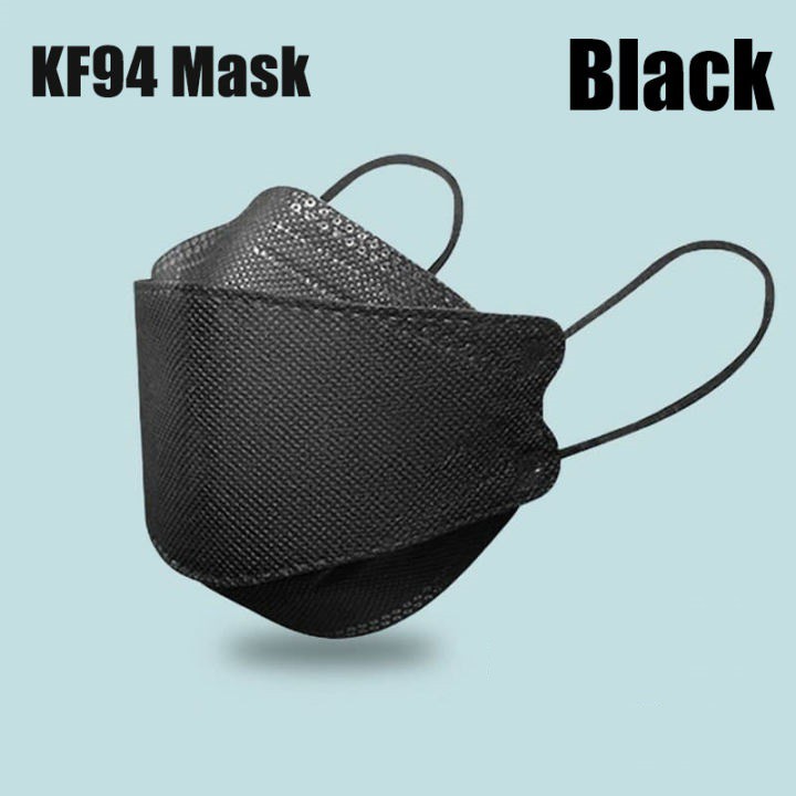 JK Kf94 10pcs face mask 4layers non-woven fabric protection filter 3d ...