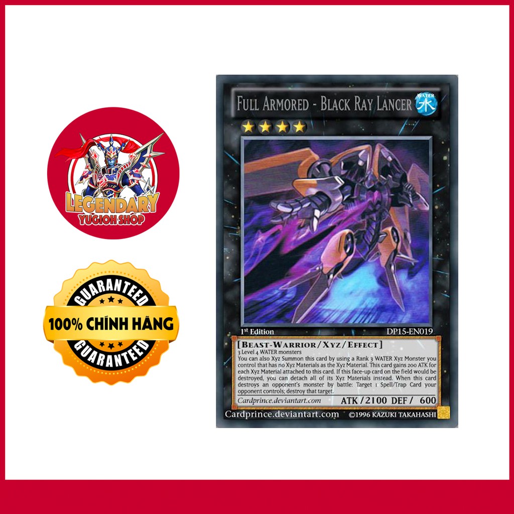 [Original Yugioh Card] Full Armored Black Ray Lancer | Shopee Philippines