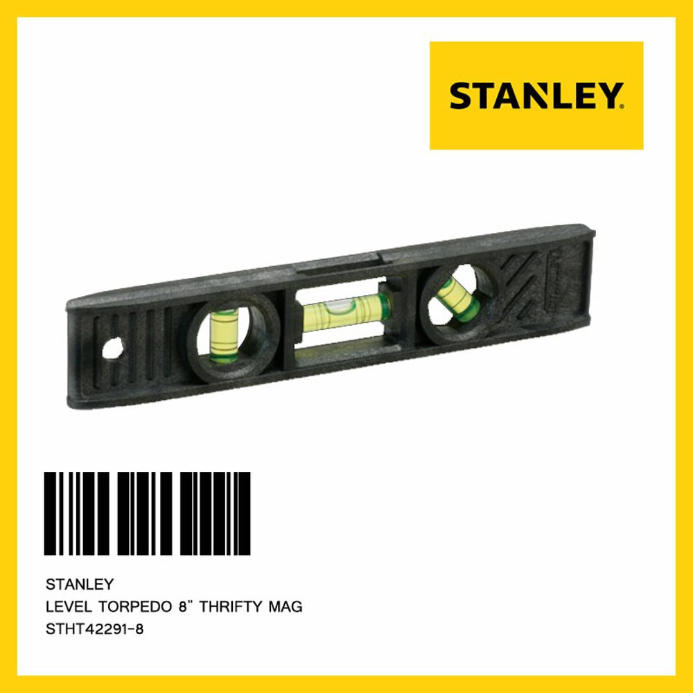 Stanley Torpedo Level w/ Magnet 200 mm 8" Black STHT42291-8 | Shopee ...