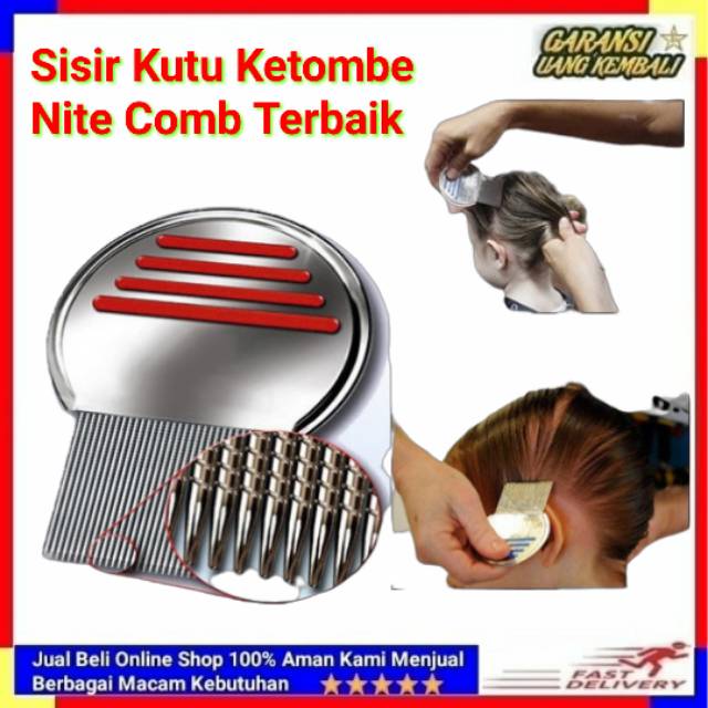 Metal Lice Comb Nit Lice Comb Hair Comb | Shopee Philippines
