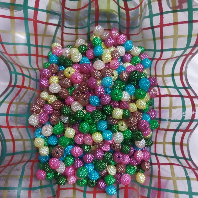 PINE CONE ACRYLIC BEADS DESIGN ASSORTED COLOR | Shopee Philippines