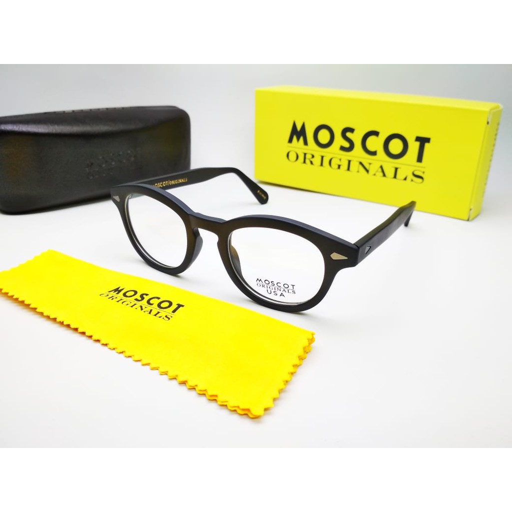 MOSCOT LEMTOSH USA PREMIUM FULLSET BLACK GLASSES FRAME | Shopee Philippines