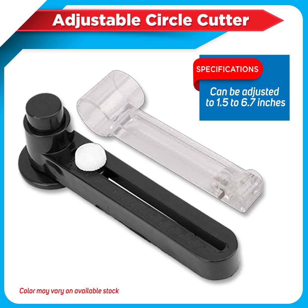 Adjustable Circle Cutter Plastic for Button Pin (Assorted Color ...