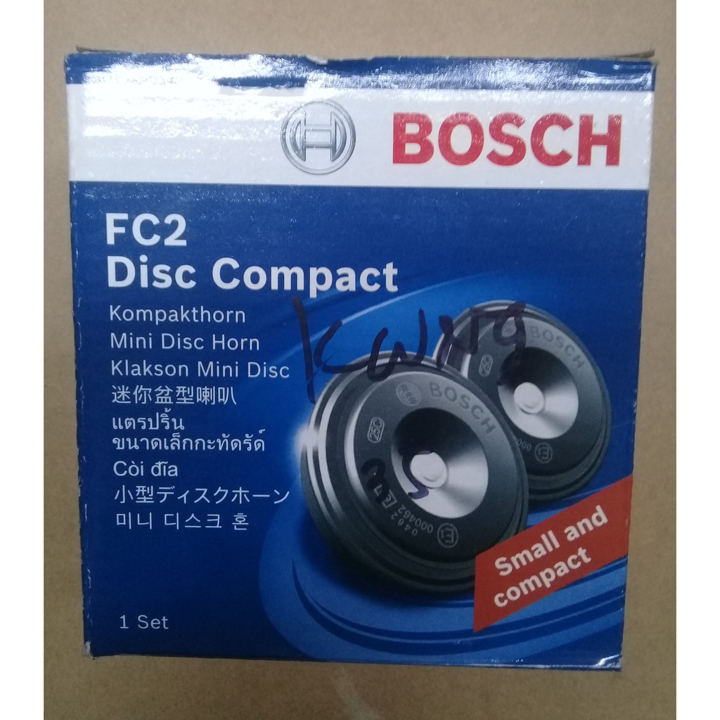 Original Bosch Authentic FC2 Genuine Disc Compact Car Horn | Shopee ...