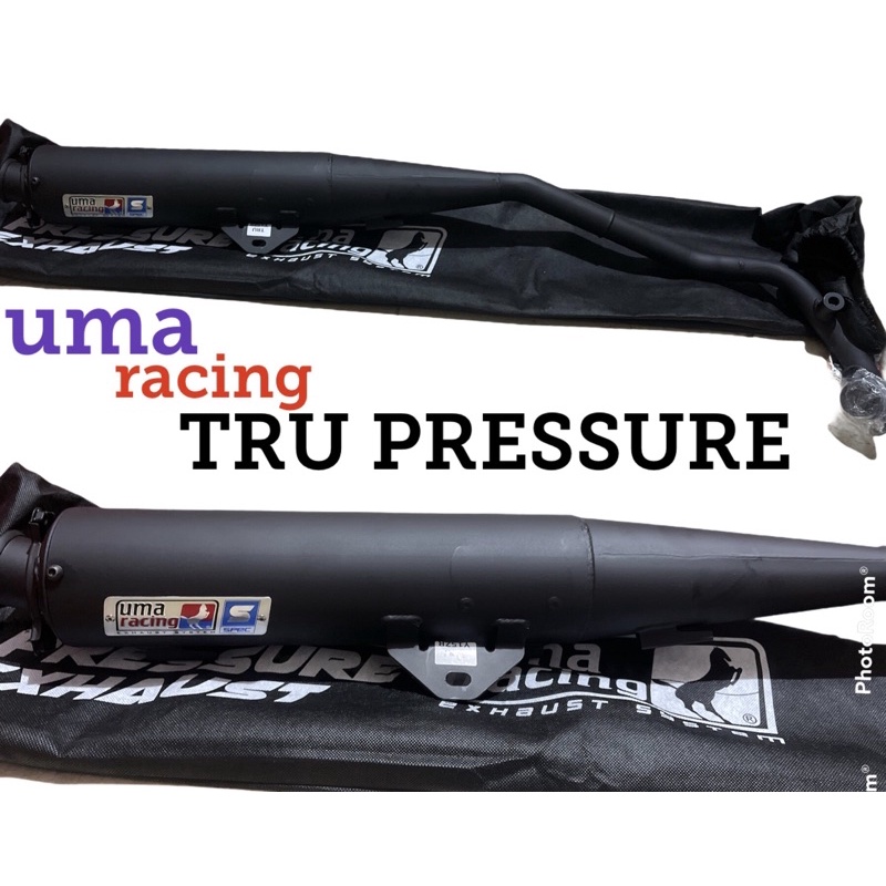 UMA RACING BACKPRESSURE MUFFLER EXHAUST PIPE (UMA PIPE) V2 SNIPER 150 ...