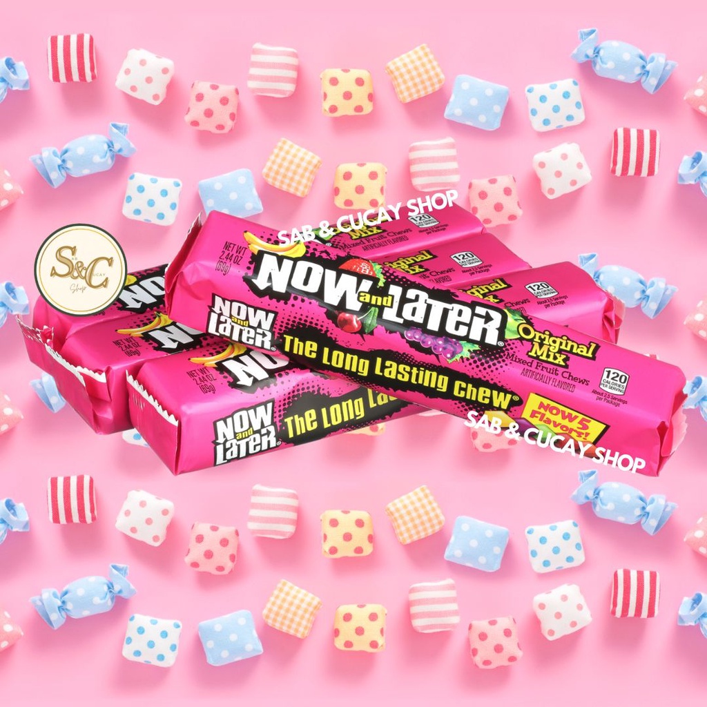 Now and Later, Original Mix, Tropical Rush, Shell Shocked Assorted ...