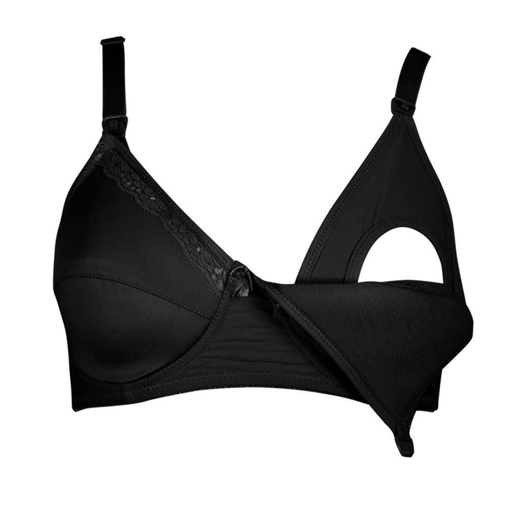 BARBIZON 100% Authentic Ladies Non Wire Nursing Bra Black | Shopee ...