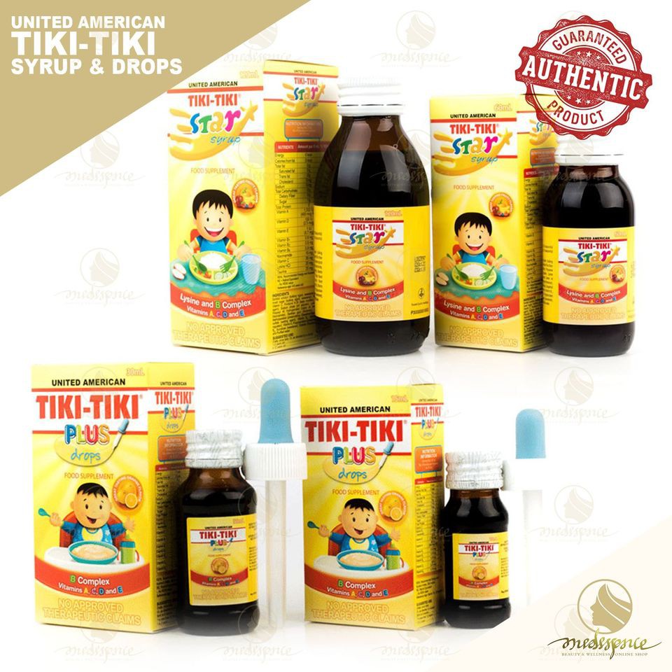 Tiki-Tiki Plus Drops & Star Syrup 15ML/30ML/ 60ML/120ML | Shopee Philippines