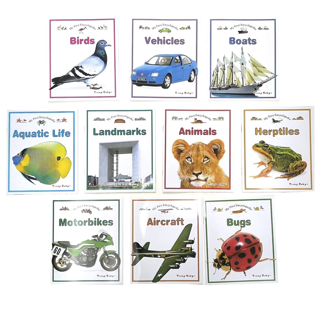 MY FIRST ENCYCLOPEDIA FOR KIDS LEARNING BOOK -10books #978 | Shopee ...