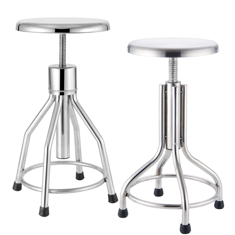 stool Stainless Steel Stool round Stool Backrest Rotating Surgical ...