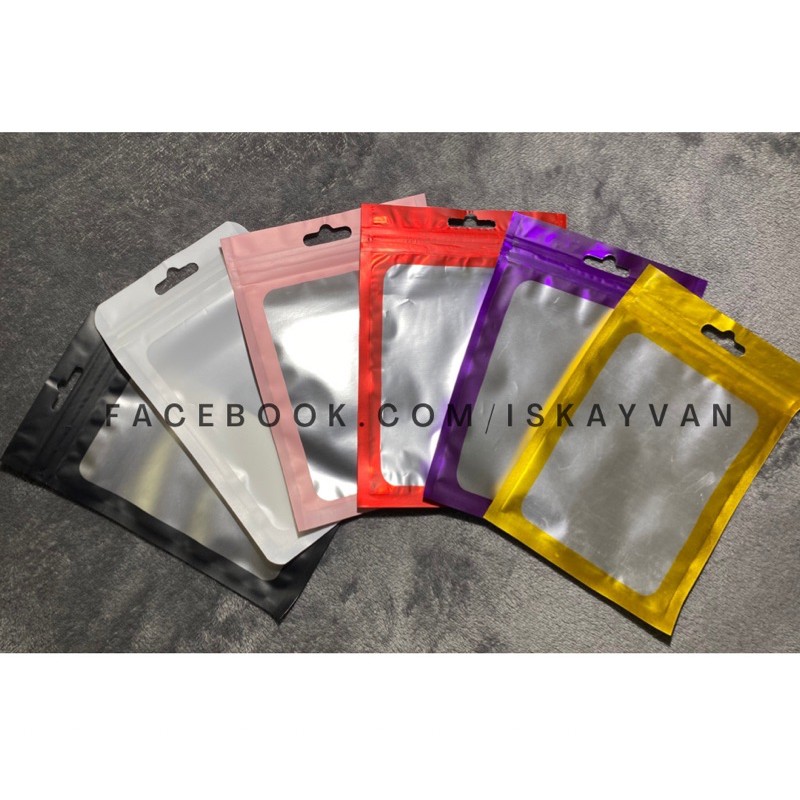 Colored Matte Window Ziplock Packaging | Shopee Philippines