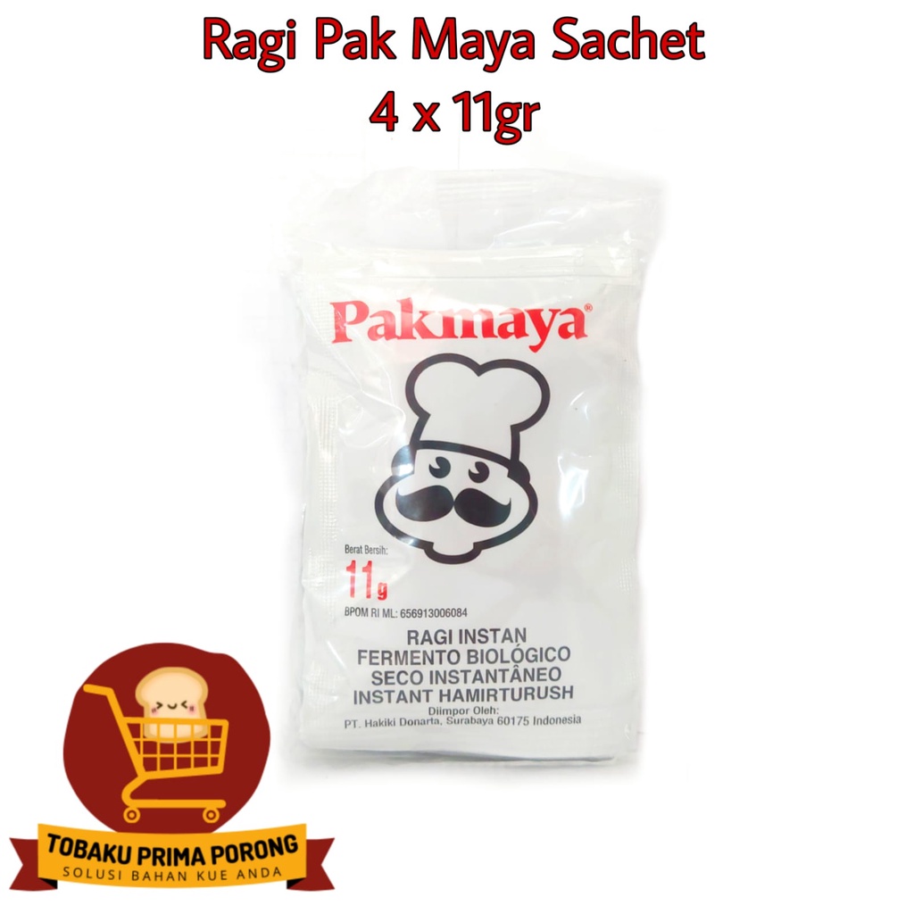 PAKMAYA SACHET 11GR - INSTANT DRY YEAST - INSTANT DRY YEAST - BREAD AND ...