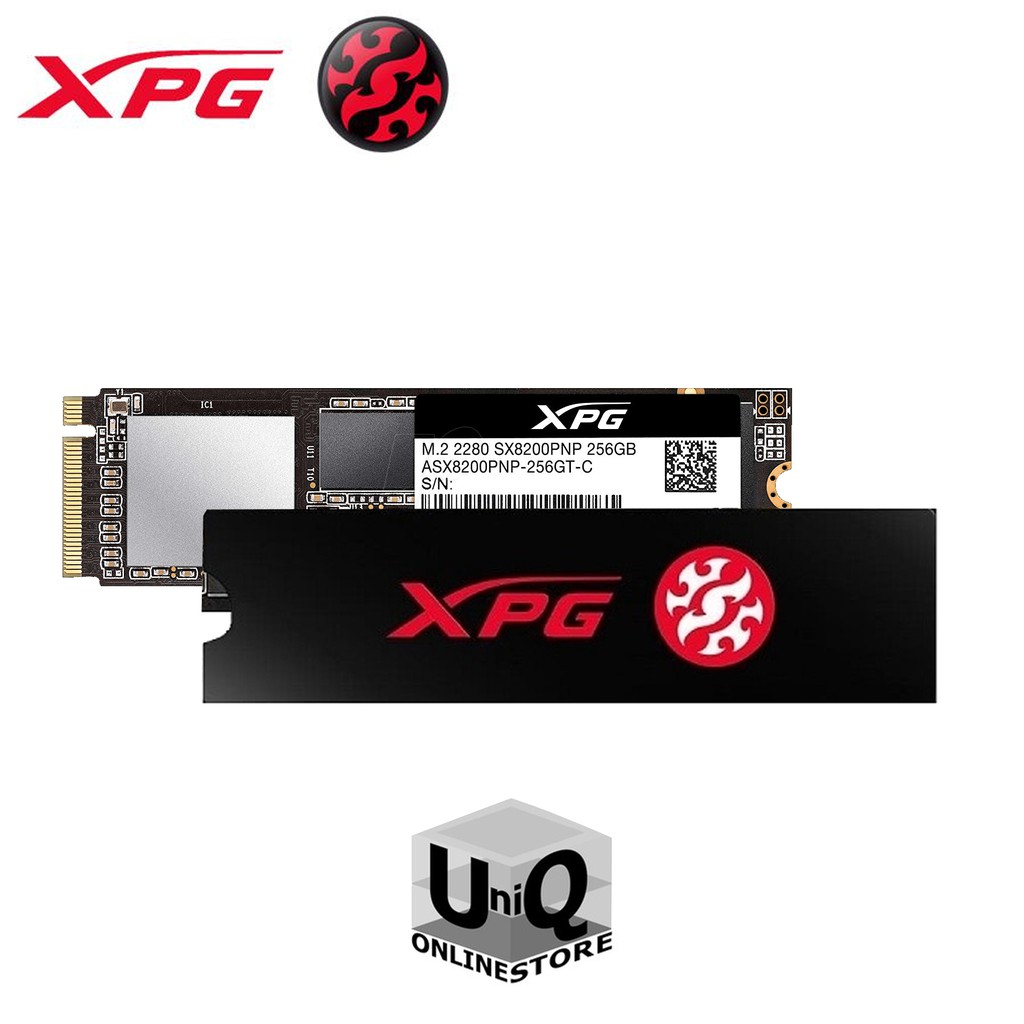 Adata Xpg Pro Sx8200 Internal SSD Pcie Gen3x4 M.2 2280 with Heatsink ...