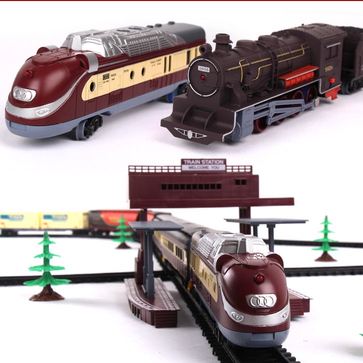 Classical Electric Light Train Railway Set Fenfa Modern Classical ...