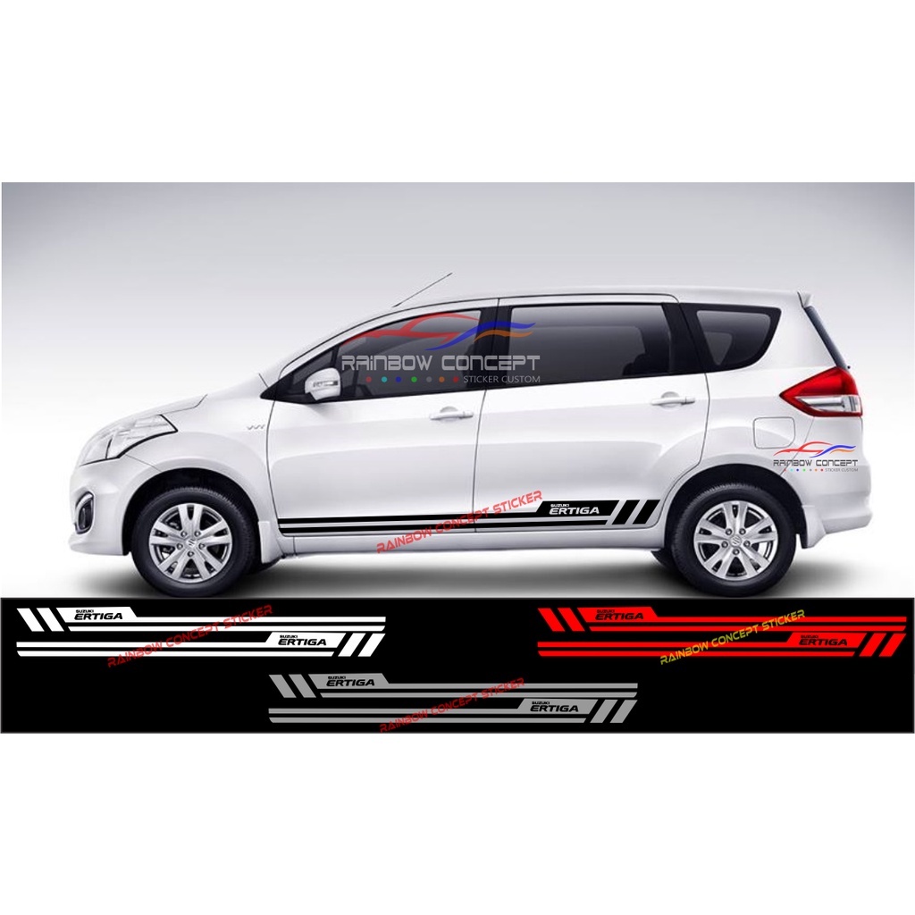 The Latest sticker For suzuki ertiga Car side body sticker minimalist ...