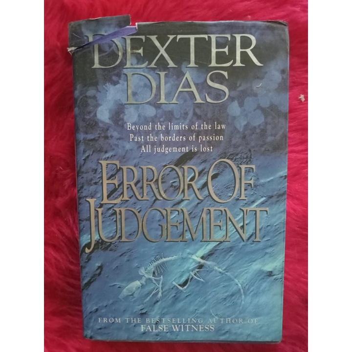 Error of Judgement by Dexter Dias | Shopee Philippines