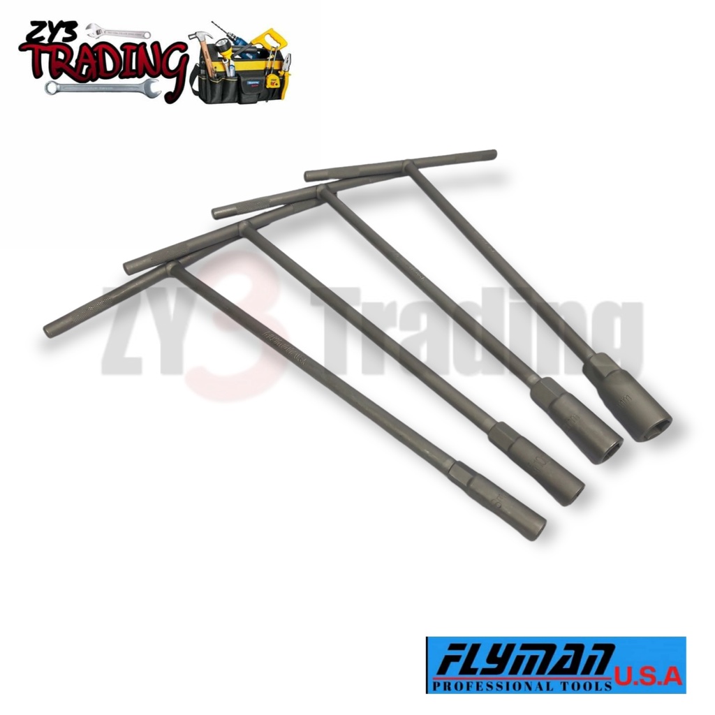 FLYMAN USA Long T WRENCH 8mm-10mm-12mm-14mm Per Piece or Set Heavy Duty ...