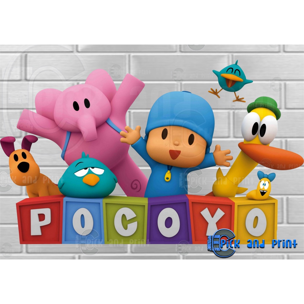 Pocoyo Character Cut Outs for DIY Backdrop/Party Decorations/Party ...