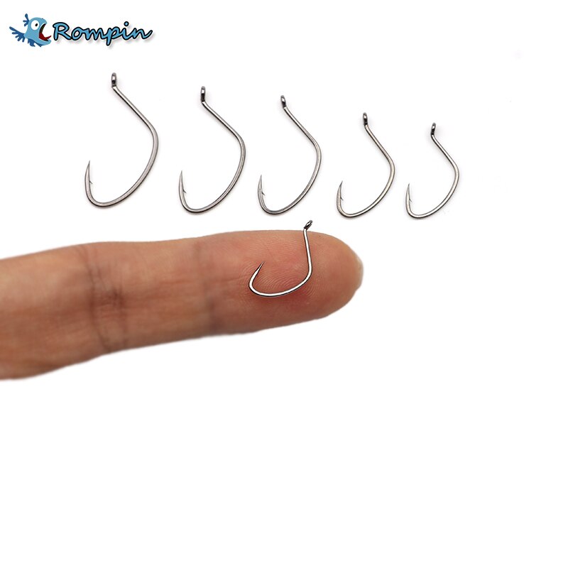 Rompin 20 Pcs Fishing Hooks 7002 Titanium Alloy Wacky Rig Hook Weedless ...