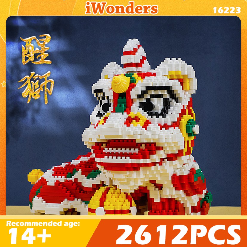 Nano Blocks Lion Dance Lego Building Blocks Chinese New Year Highly ...