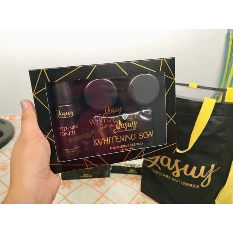 Yasuy Whitening Set (Maintenance) (with freebies) | Shopee Philippines