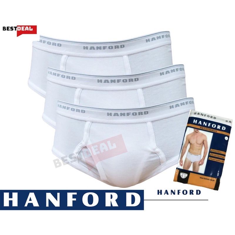 handford original full brief white for men (single pack) | Shopee ...