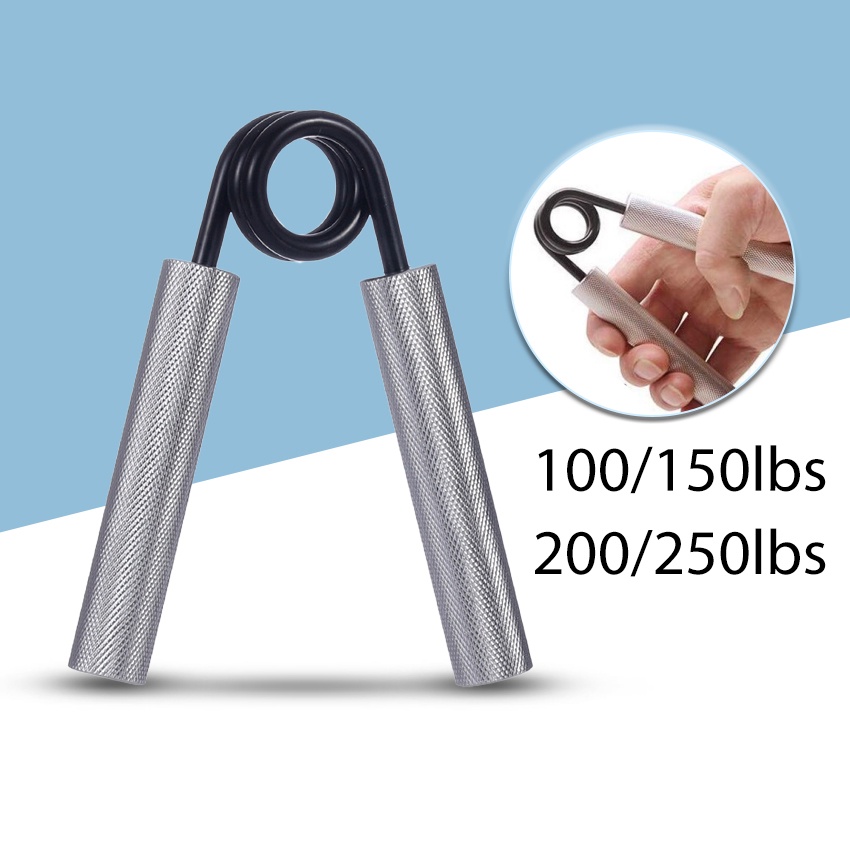 100-250lbs Hand Grip Strengtheners Metal Fitness Forearm Heavy Arm ...