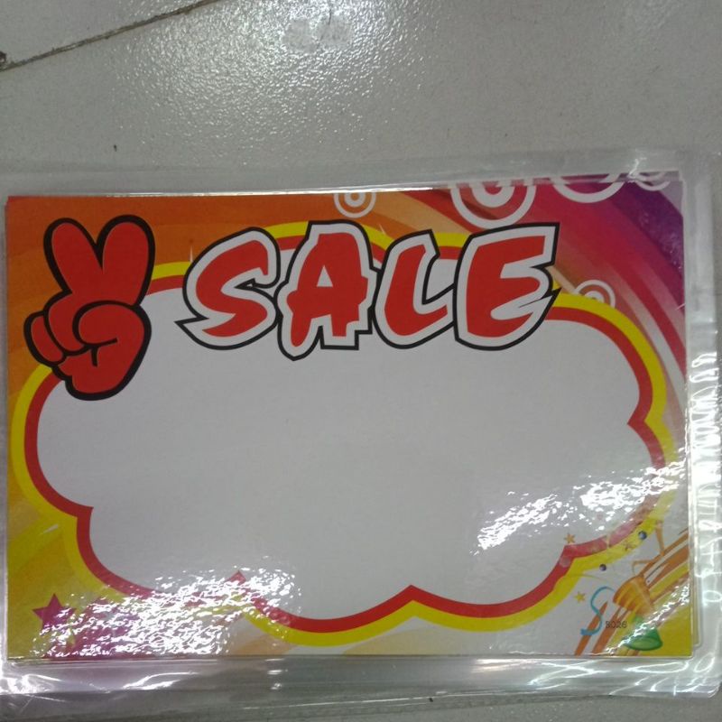 Laminated Pop Promotion Tag Price Label 10pcs per pack | Shopee Philippines