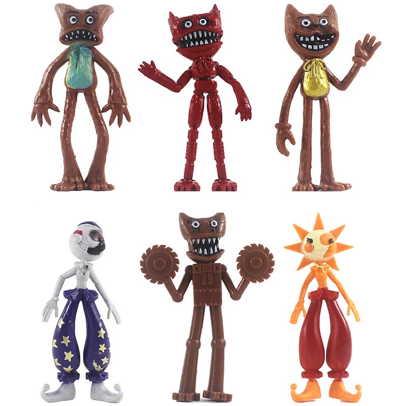 6pcs/set Security Breach Five Nights at Freddy's Sundrop and Moondrop ...
