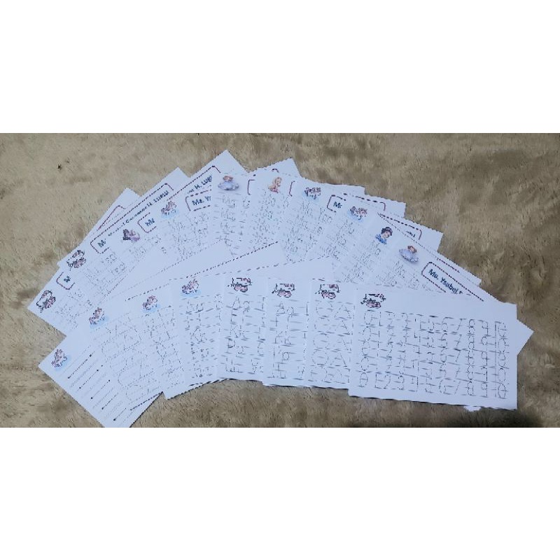 TRACING NAME PAD W/ DESIGN | Shopee Philippines