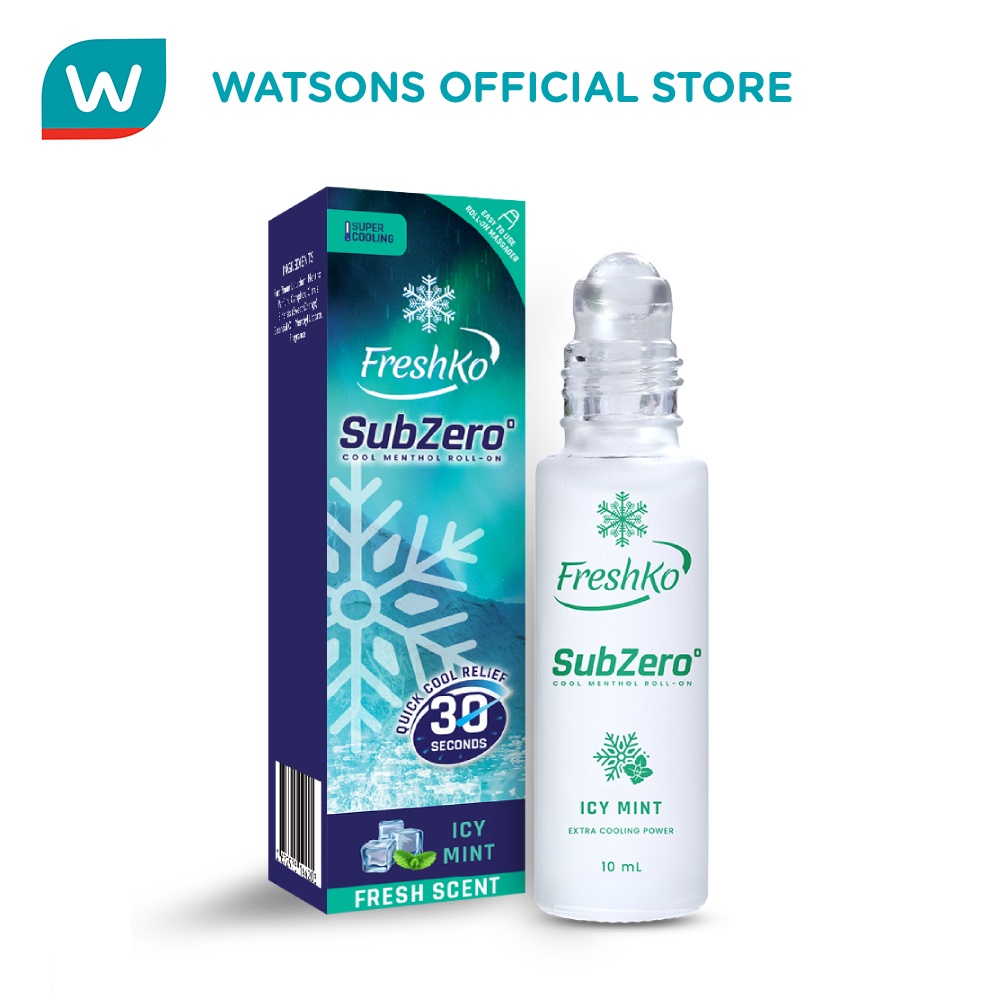 FRESHKO SubZero Icy Mint Cool Menthol Roll-On 10 ML | Shopee Philippines