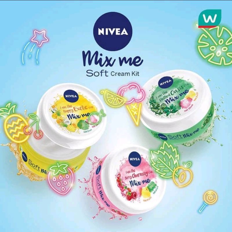 Nivea SOFT MIX ME GREEN OASIS 100ml (Face Moisturizer) | Shopee Philippines