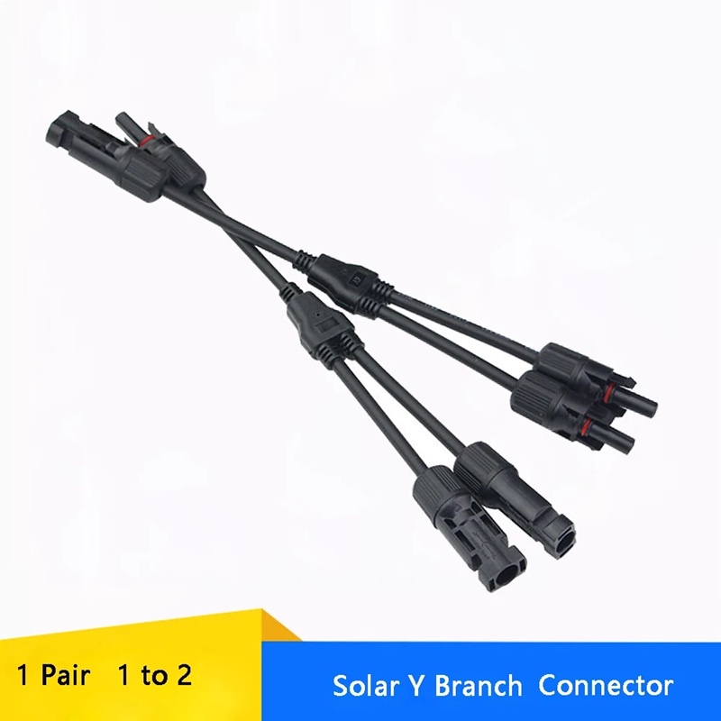 MC4 2 to 1 Y Branch Solar Connector with 4mm2 Cable, IP67 DC 1000V ...