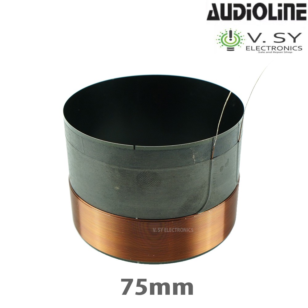 Audioline 75.5mm Replacement Voice Coil 75 | Shopee Philippines