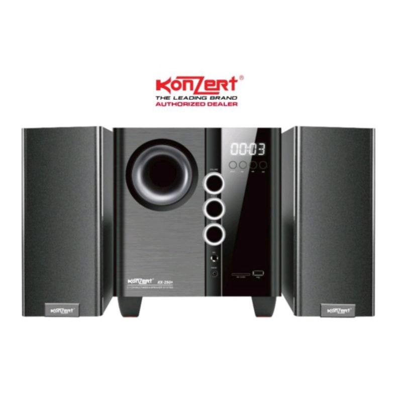 KONZERT KX-250+ 2.1CH SPEAKER HOME THEATER SYSTEM | Shopee Philippines