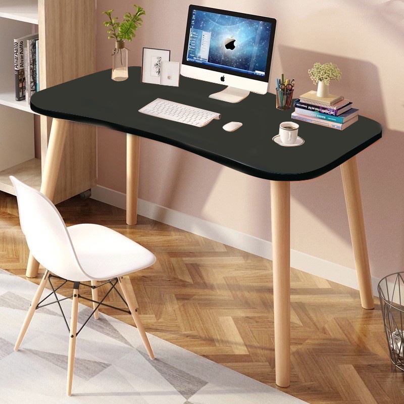 Natural Pine Wood Computer Study Desk Working Table 80x40 C2 | Shopee ...