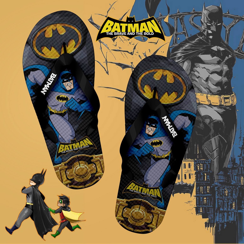 Batman Children's Flip Flops | Superhero Sandals Flip-Flops For Boys ...