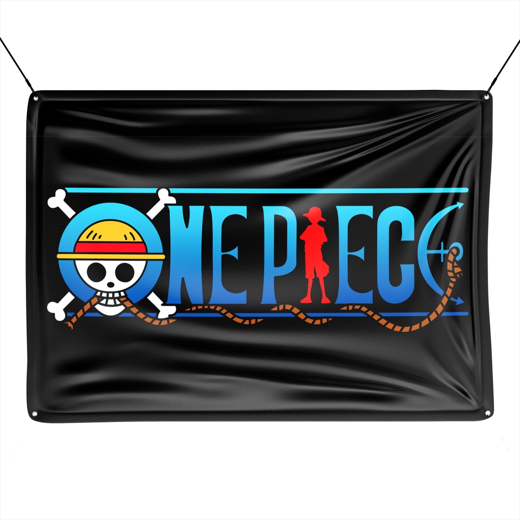 One Piece Tapestry Fabric Anime Mugiwara Luffy Flag | Shopee Philippines