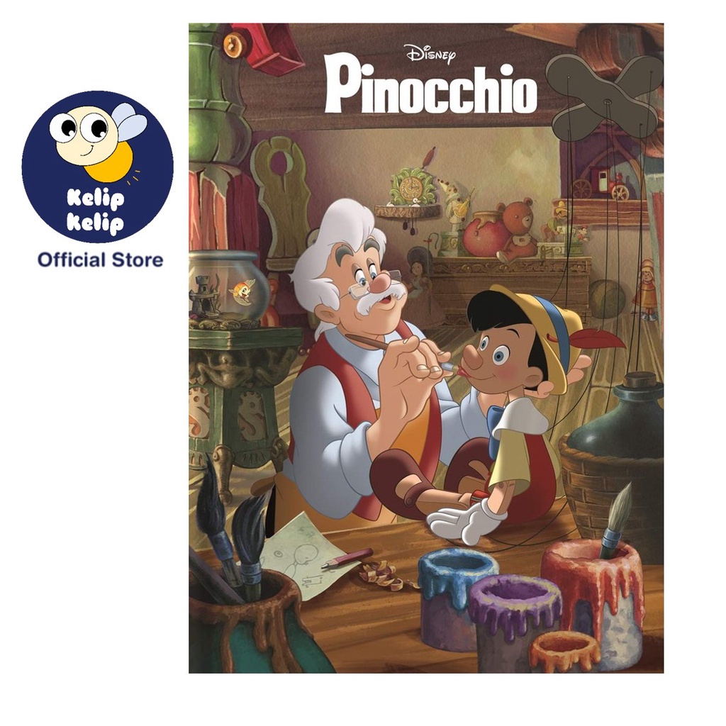 Disney Pinocchio Magic Readers Story Book for Kids with 3D Cover ...